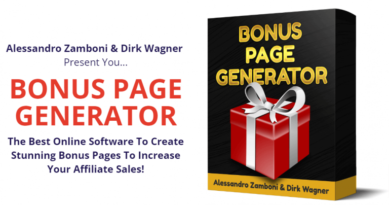 Bonus Page Generator Review & OTO – Bonus Page Generator App By ...